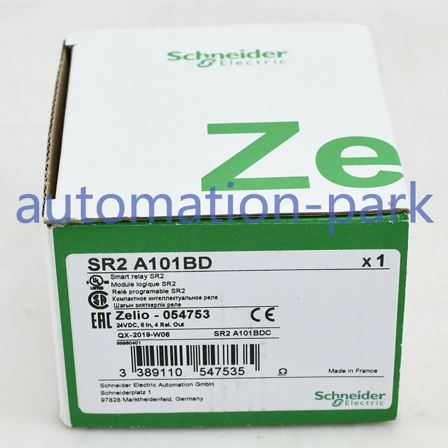 1PZ NUOVO ZELIO PLC SR2A101BD 1 anno di garanzia consegna rapida SN9T # ...