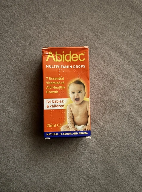 ABIDEC MULTIVITAMIN DROPS For Babies and Children - 25ml £2.75 ...