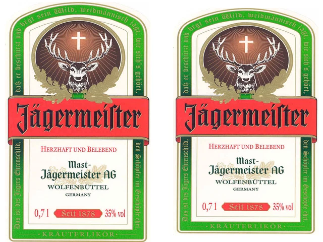 JAGERMEISTER LABELS INSPIRED Cake Toppers Edible Icing / Wafer £3.99 ...