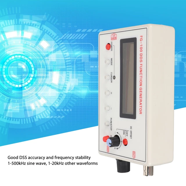 1-500KHZ DDS FUNCTIONAL Signal Generator DDS Function Low Frequency ...