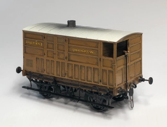 UNASSEMBLED KIT - NSW Railways 1855 Brake Van - Redfern Works - HO ...