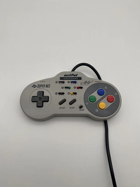 ASCIIWARE ASCIIPAD SUPER Nintendo SNES Controller Turbo Ascii EUR 14,90 ...
