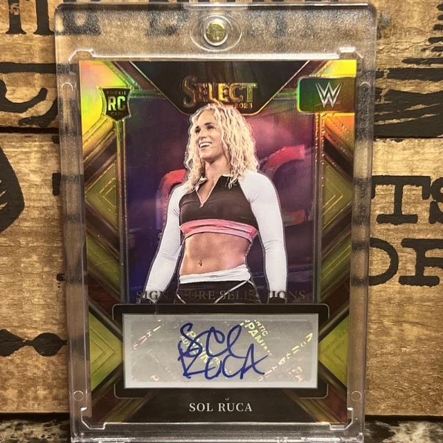 SOL RUCA WWE Select Rookie GOLD AUTO /10 🔥🔥🔥 1st Auto EUR 643,90 ...