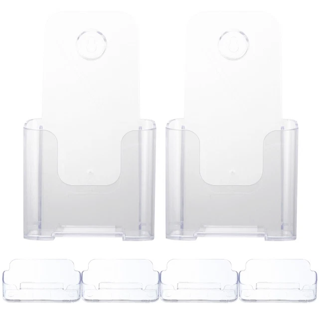 DISPLAY STAND CLEAR Book Desk Document Holder Desktop Storage Bookshelf ...