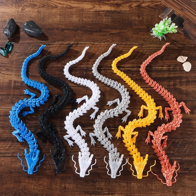 JOINTS 3D PRINTED Dragon 3D Printed Articulated Dragon Dragon Toy ...