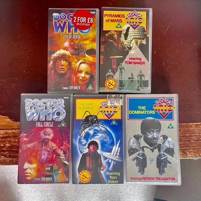 DOCTOR WHO VHS bundle of 5 mixed Doctors £6.00 - PicClick UK