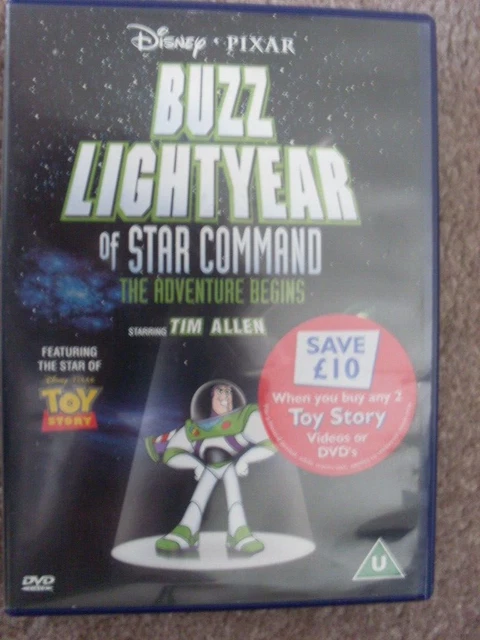 BUZZ LIGHTYEAR OF Star Command: The Adventure Begins (DVD, 2000) £1.50 ...