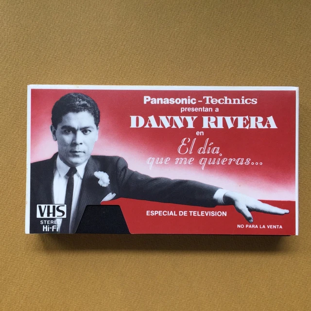 DANNY RIVERA EL Dia Que Me Quieras VHS 1986 Panasonic Promo Puerto Rico ...