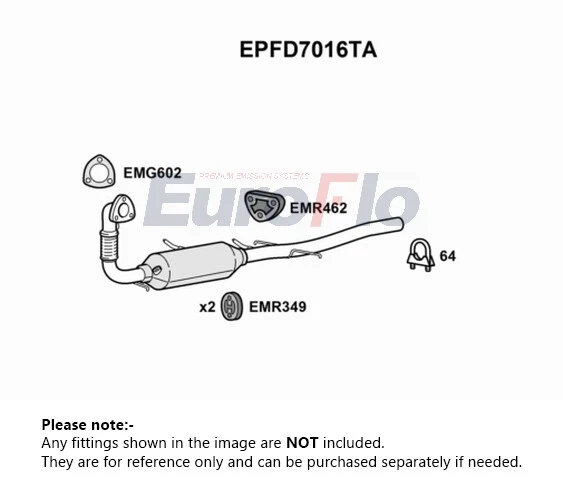 DIESEL PARTICULATE FILTER DPF fits FORD TRANSIT TDCi 2.2D 11 to 14 Soot ...