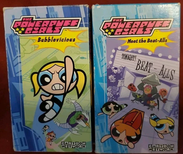 LOT VHS THE Powerpuff Girls (2) Bubblevicious/Meet The BEAT-ALLS EUR 14 ...