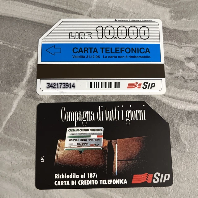 SCHEDA TELEFONICA SIP Compagna Di Tutti I Giorni 1995 Lire 5000 Lire ...