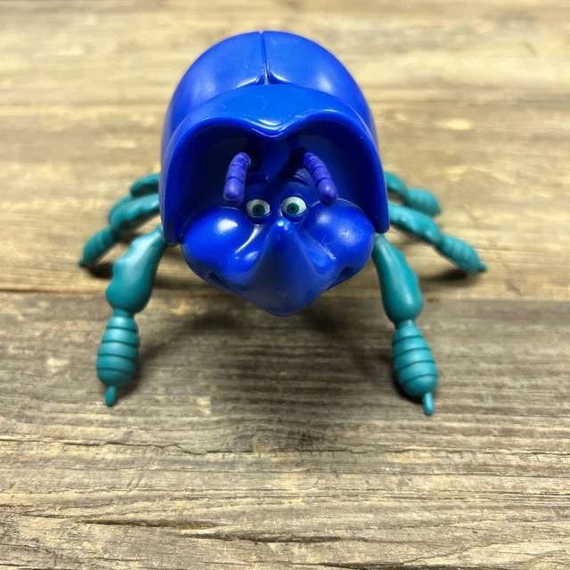 VINTAGE MATTEL DISNEY Pixar A Bugs Life Dim Beetle Action Figure Toy ...