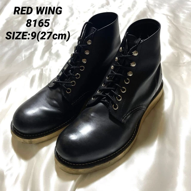 RED WING 8165 Work Boots Feather Tag Black m18_0109 £277.76 - PicClick UK