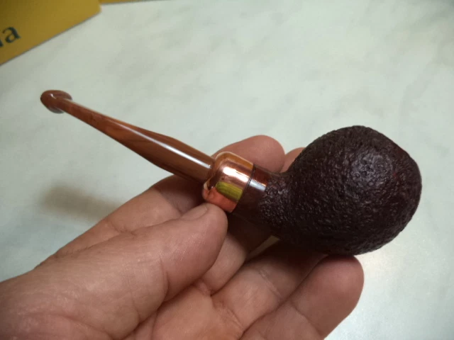PIPE BARACCINI PIPE Pipe Free Style Rustic Finish Copper Ring 28 New £ ...