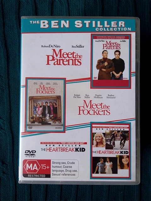 BEN STILLER COLLECTION 3 Dvd's Meet The Parents/Meet The Fockers ...