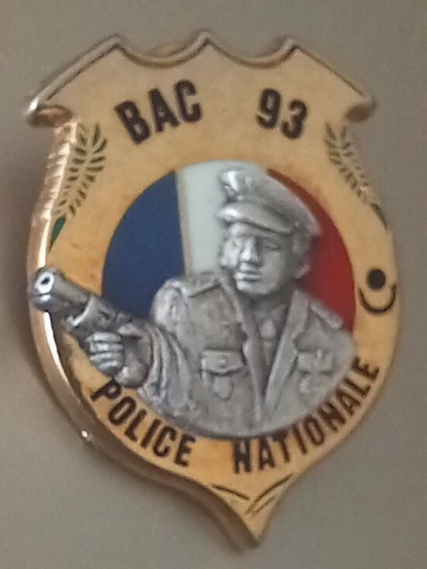 PIN'S POLICE NATIONALE/BAC 93 Brigade Anti Criminalité (relief) EUR 6 ...