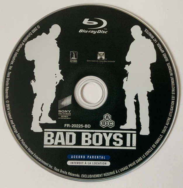 BLU-RAY BAD BOYS II (disque seul) EUR 4,00 - PicClick FR