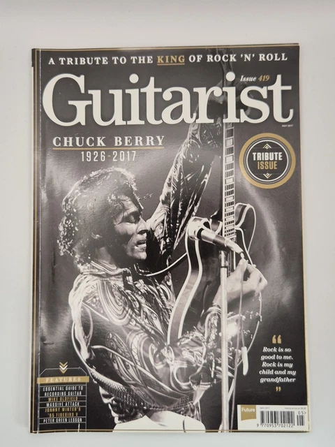 GUITARIST MAGAZINE MAY 2017 Issue 419 Chuck Berry (1 Of 2) £21.48 ...