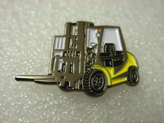 FORK LIFT TRUCK pin badge. FLT FLTD. Forklift. Metal. Enamel. £1.95 ...