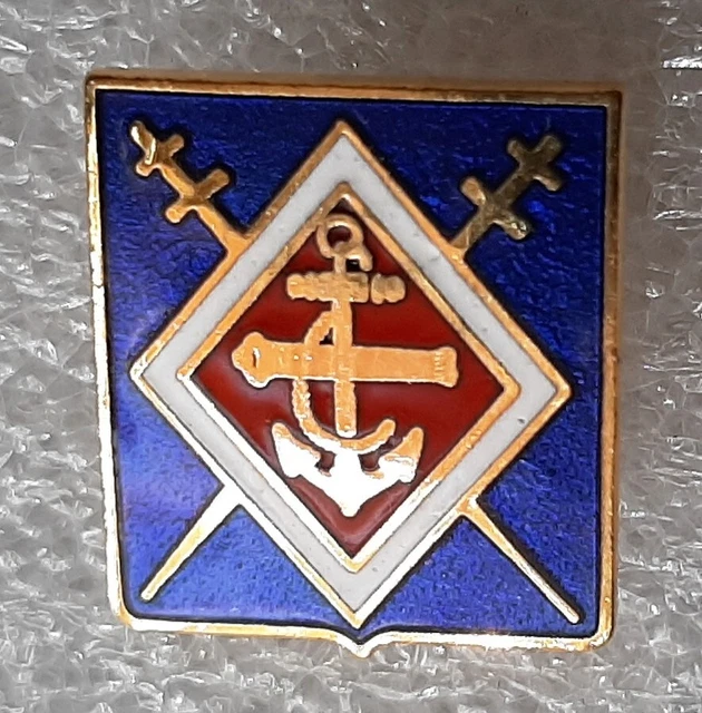1ST RAC RAMA Regiment Colonial Artillery Navy Enamel Pins ORIGINAL ...