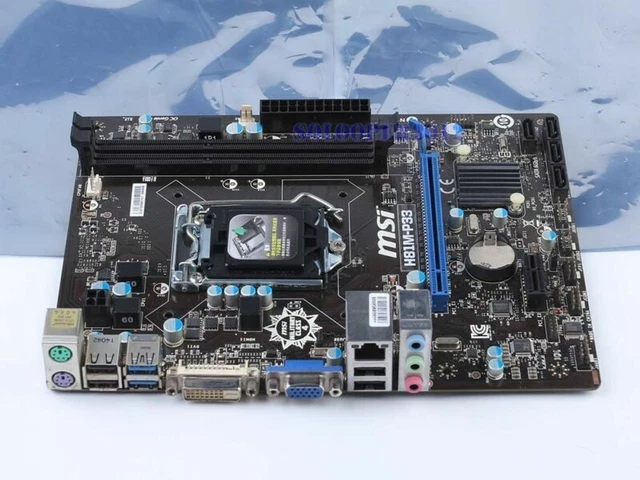 MSI H81M-P33 MOTHERBOARD Intel H81 LGA 1150 DDR3 DVI VGA USB3.0 mATX $132.69 - PicClick AU