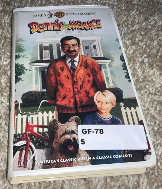 VHS DENNIS THE Menace Matthau Gamble Winfield Lloyd Plowright Thompson ...