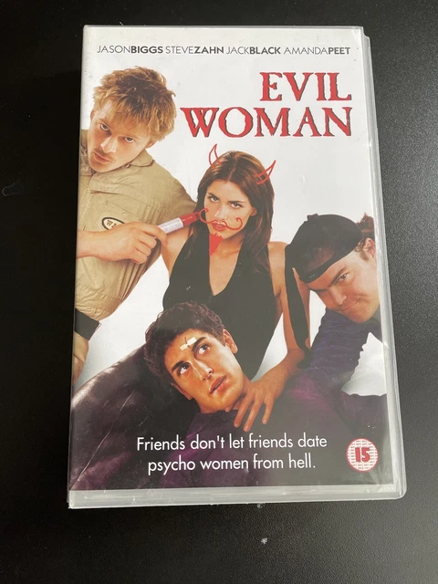 EVIL WOMAN (VHS) Big Box 2001 Jason Biggs, Steve Zahn, Amanda Peet ...