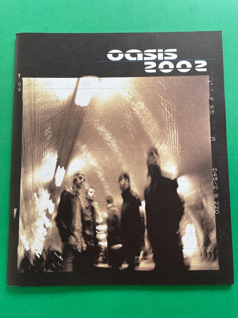 RARE OASIS 2002 World Tour Concert Program Book...MINT CONDITION EUR 22 ...