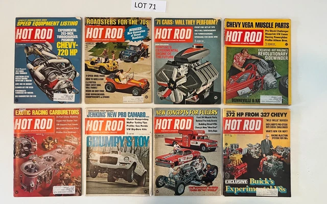 VINTAGE HOT ROD Full Year of 1970 Car Magazines - 12 Magazine Lot - See Photos $15.49 - PicClick CA