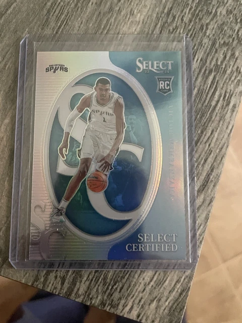 2023-24 SELECT CERTIFIED Victor Wembanyama Wemby argento Prizm SP ...