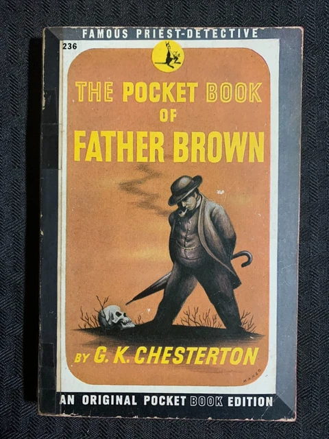 1943 Le Livre De Poche Du PÈre Marron Par G K Chesterton G Vg 3 0