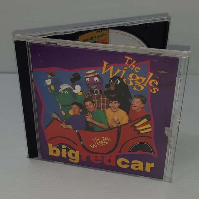 THE WIGGLES BIG Red Car CD with Lyrics Booklet 1995 ABC For Kids Music ...
