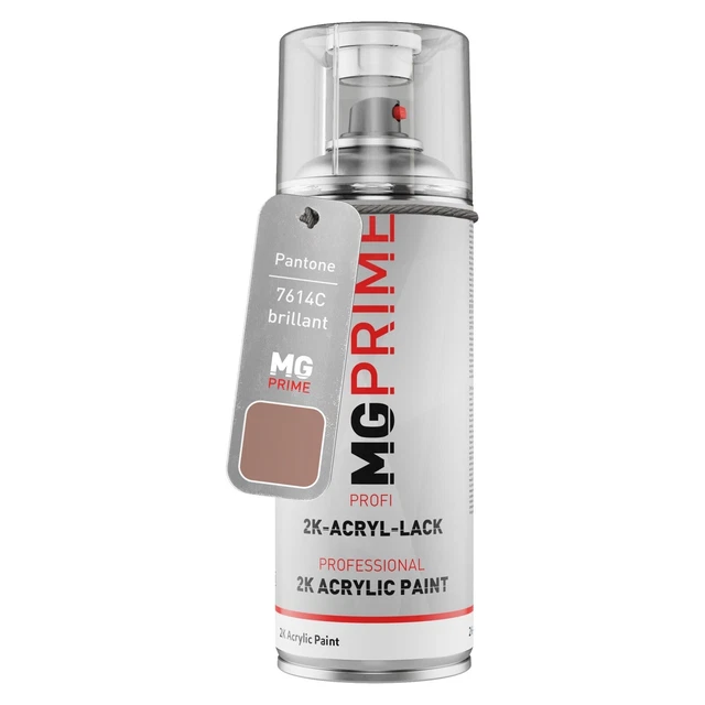 PANTONE 7614C RED brillant acrylique bombe aérosol 2C 400ml séchage ...