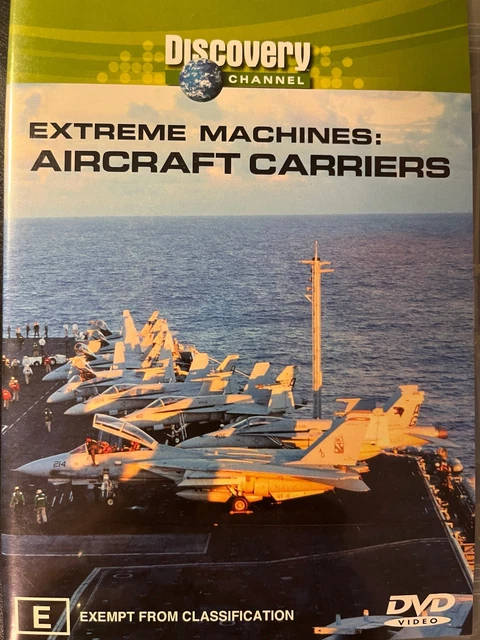 EXTREME MACHINES: AIRCRAFT Carriers DVD Discovery Channel Documentary ...