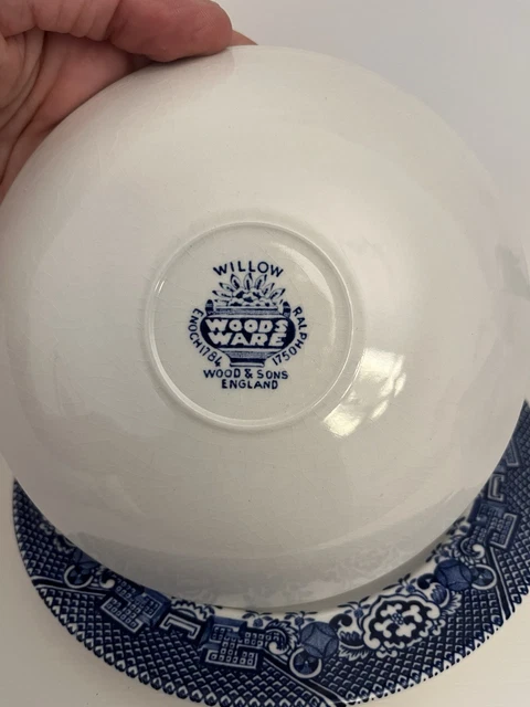 WILLOW PATTERN CHINA Tea Trio Woods & Sons $34.00 - PicClick AU