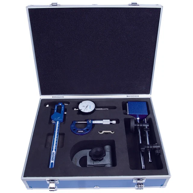 SET 5PZ STRUMENTI Di Misura Di Precisione Calibro Micrometro ...