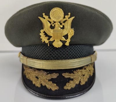 1960/70'S US ARMY Field Grade Colonel/Generals Green Dress Cap Hat Size ...