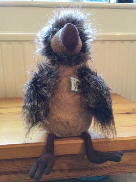 JELLYCAT DORIS DODO Soft Toy - Dodo Fluffy Bird Beanie Large Dodo Plush ...