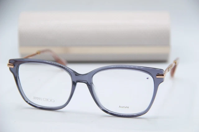 NEW JIMMY CHOO Jc 181 14I Blue Gold Authentic Frames Eyeglasses 53-17 ...