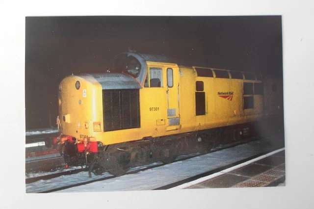 NETWORK RAIL CLASS 37 No 97301 (37100) Diesel Locomotive Photograph £0. ...