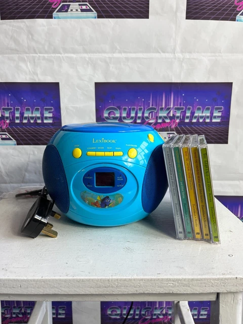 LEXIBOOK FINDING DORY CD Player & Radio M15 B626 With 5 CD's VGC *Free ...
