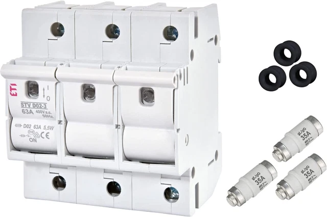 NEOZED LASTTRENNSCHALTER D01/ D02 10-63A Komplettset mit ...