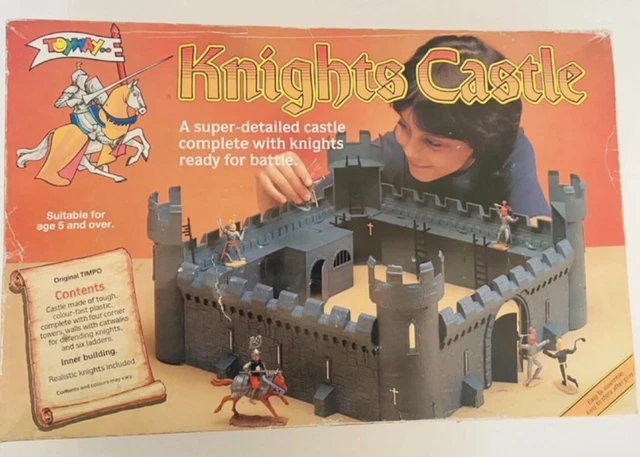 RARE VINTAGE TIMPO Toyway Knights Castle 1970s Boxed - Read Description ...