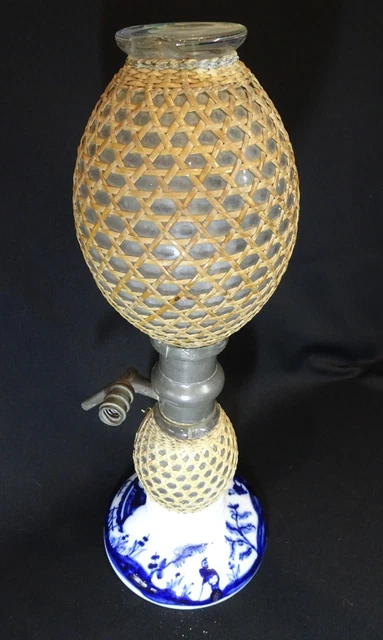 SIPHON SELTZ BRIET pied porcelainne peinte EUR 120,00 - PicClick FR