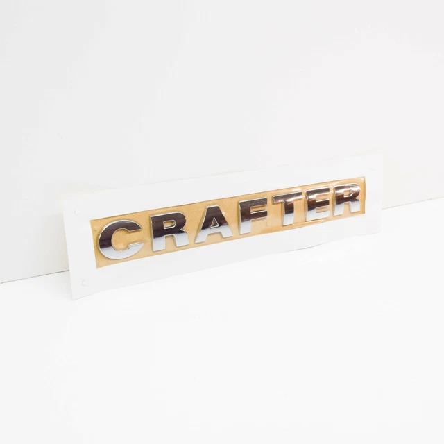 VW CRAFTER MK1 2E Arrière Chrome Dédicace : Emblème Badge 2E3853687 ...