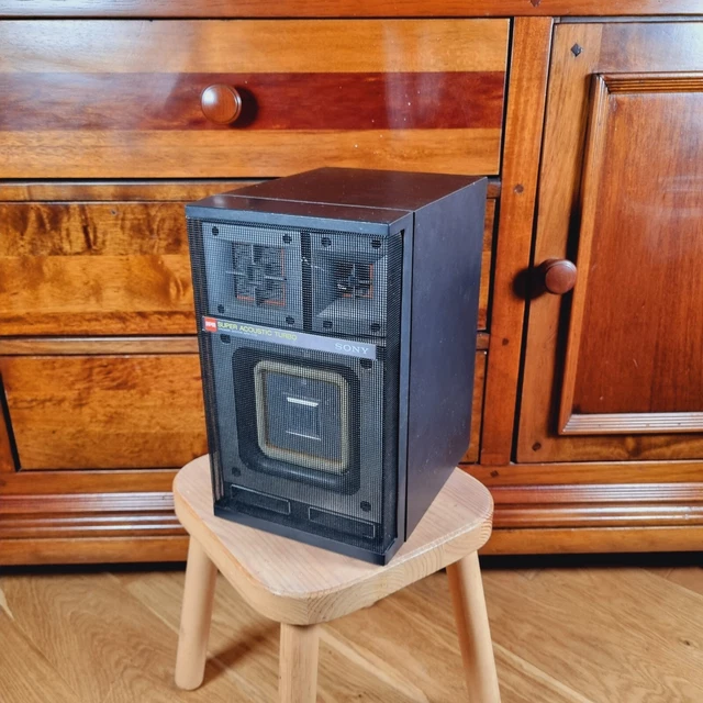 SONY APM-117D RETRO Speakers 3 Way Super Wide 80s Vintage Single ...