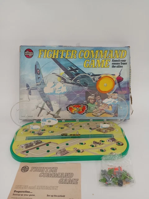 RARE VINTAGE AIRFIX Fighter Command 3D Game 1970s Board Game Family Fun ...