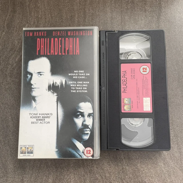 PHILADELPHIA (VHS VIDEO Tape) Denzel Washington Tom Hanks £5.95 ...