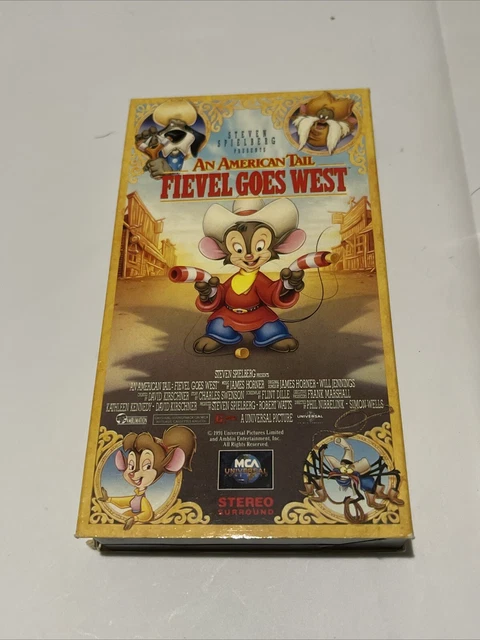 AMERICAN TAIL, AN - Fievel Goes West (VHS, 1992) - Great Condition RARE ...