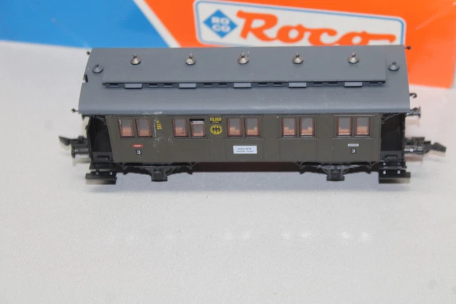 ROCO 44232 2-ACHSER Personenwagen 3.Klasse DRG Spur H0 OVP EUR 21,95 ...